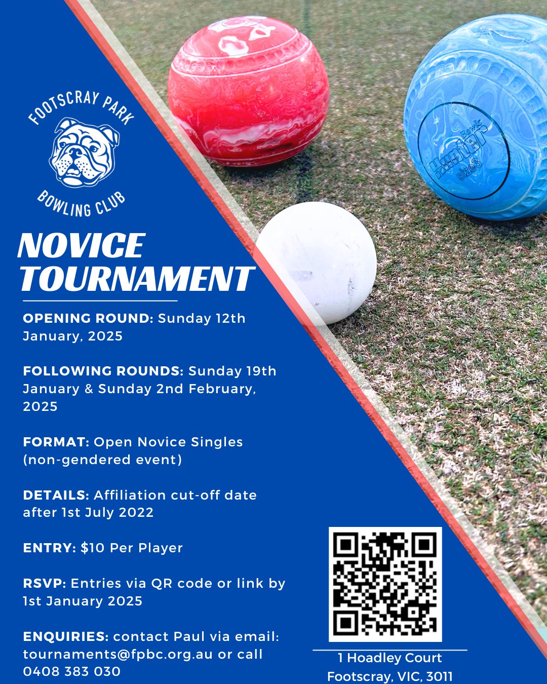 FPBC Novice Tournament - LawnBowls.com
