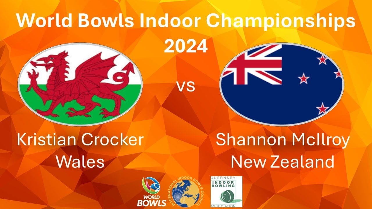 WB Indoor Championships Kristian Crocker V Shannon McIlroy - LawnBowls.com