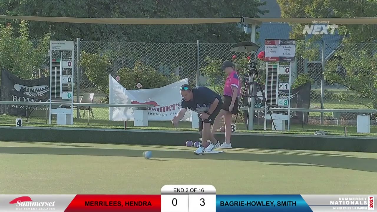 Mixed Pairs Quarter Final Summerset National Championships Bowls ...