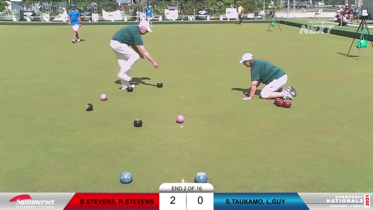 Mixed Pairs Final Summerset National Championships Bowls - LawnBowls.com