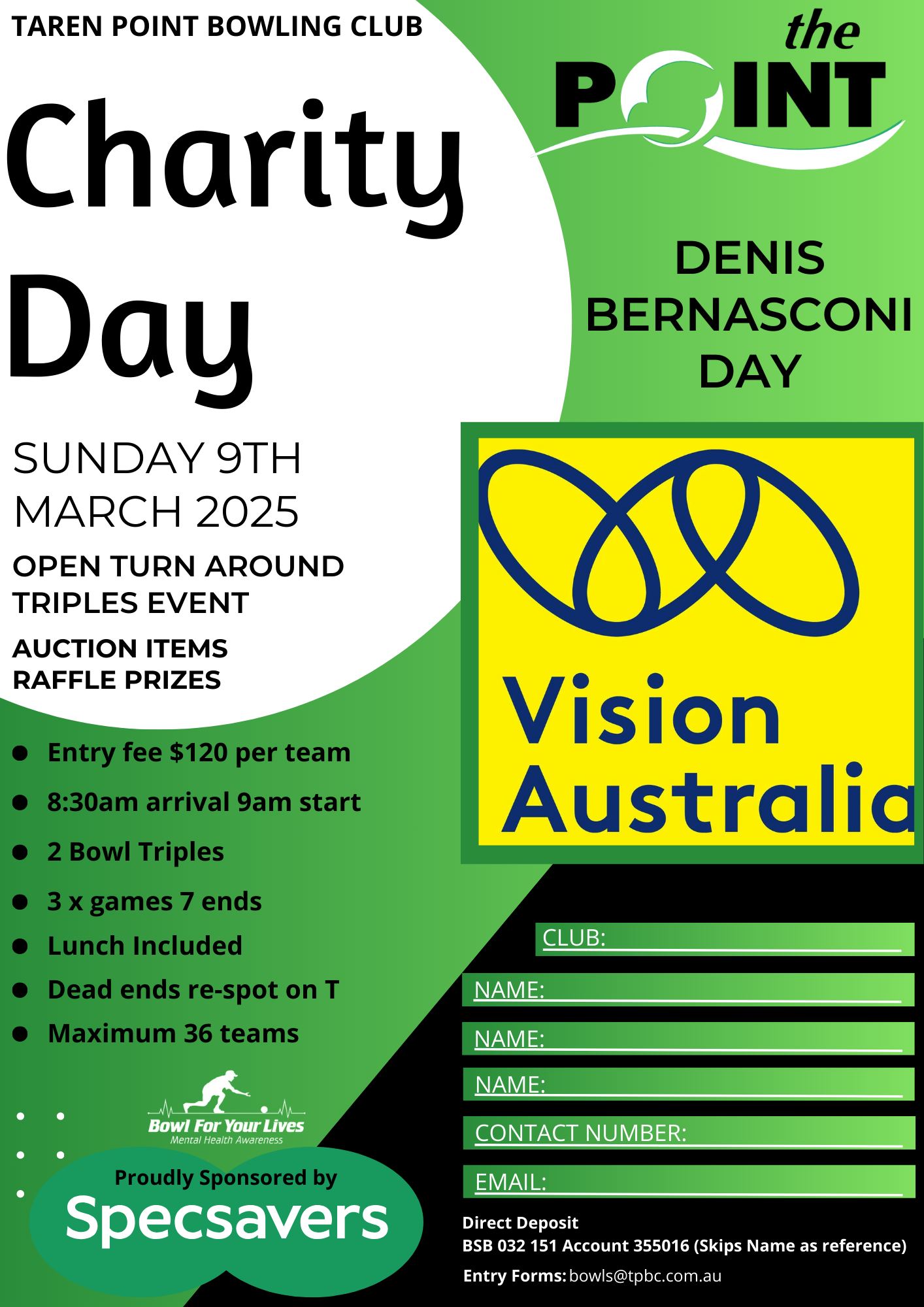 Taren Point Charity Day - LawnBowls.com